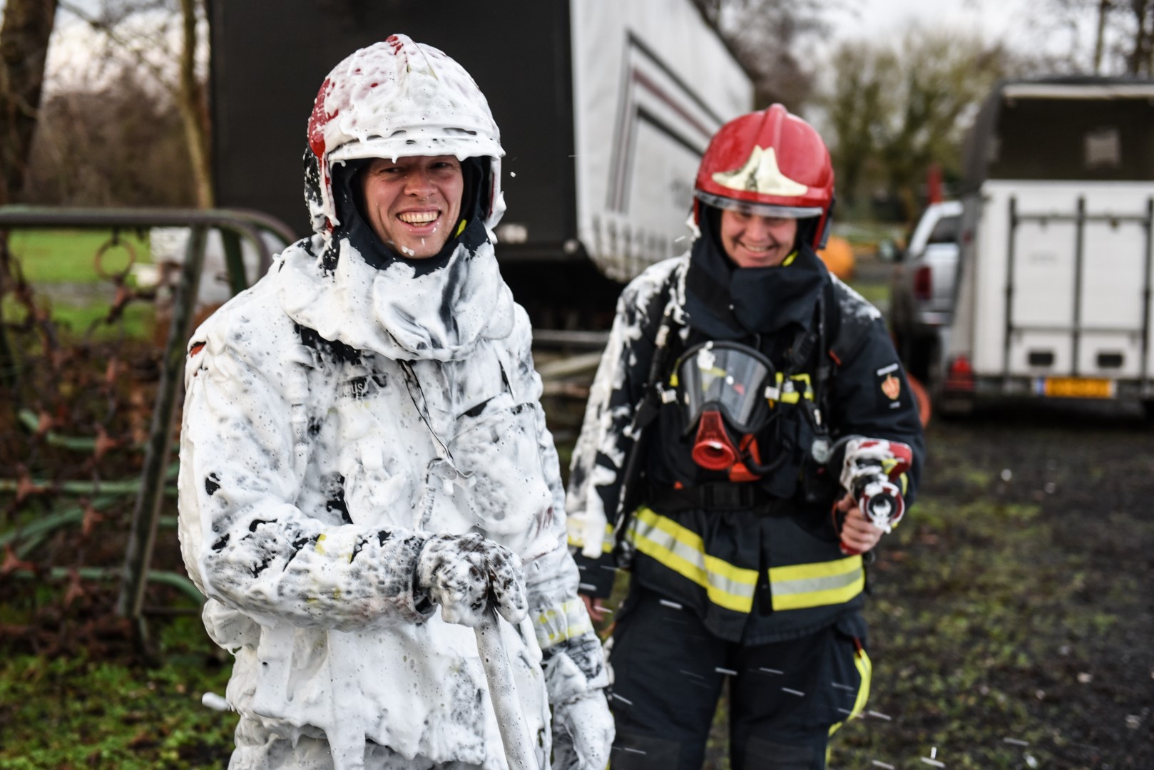 Brandweerman Herman blust na 10 jaar zijn laatste brand in Tolbert ...