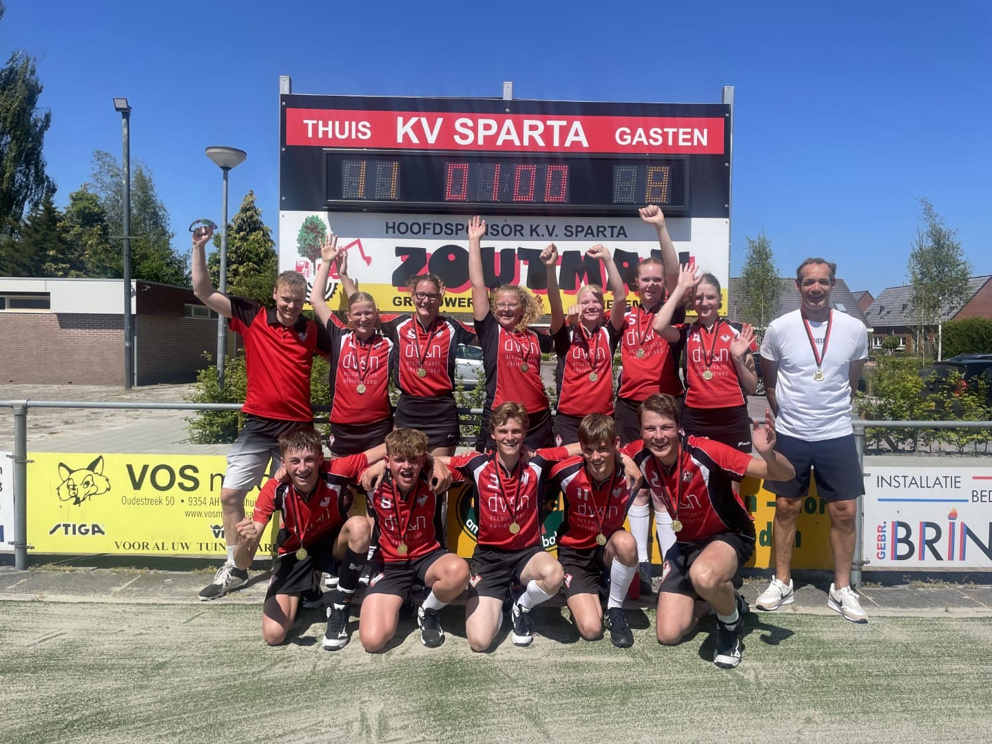 Sparta A1 en Sparta F1 beide kampioen - Oozo.nl