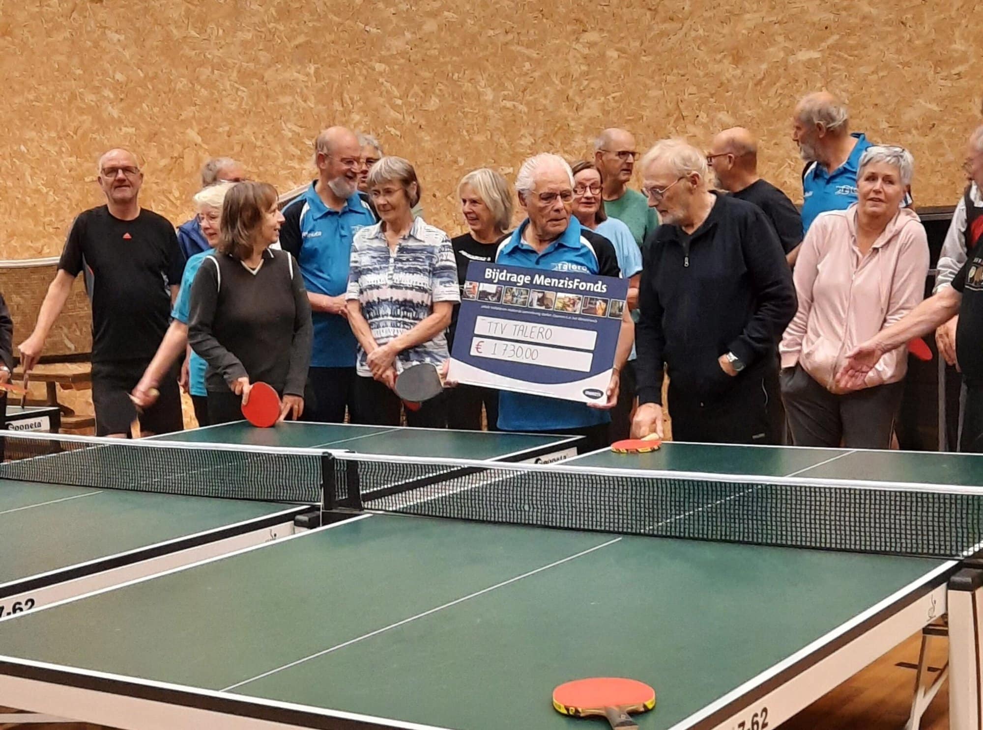 Twee nieuwe tafeltennistafels voor Talero dankzij Menzisfonds | InfoLeek