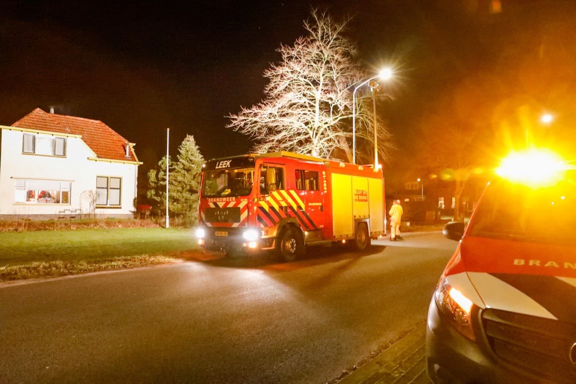 Brandweer rukt uit voor melding dakbrand in Tolbert | InfoLeek
