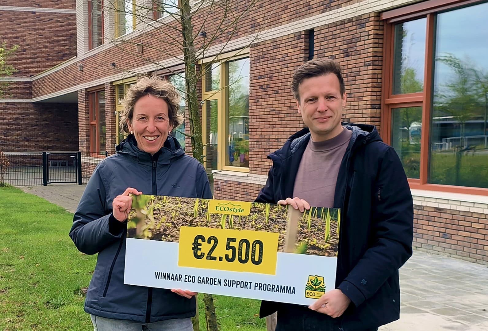 Groen initiatief bĳ CBS Van Panhuys in Leek winnaar van €2.500,00 van ...
