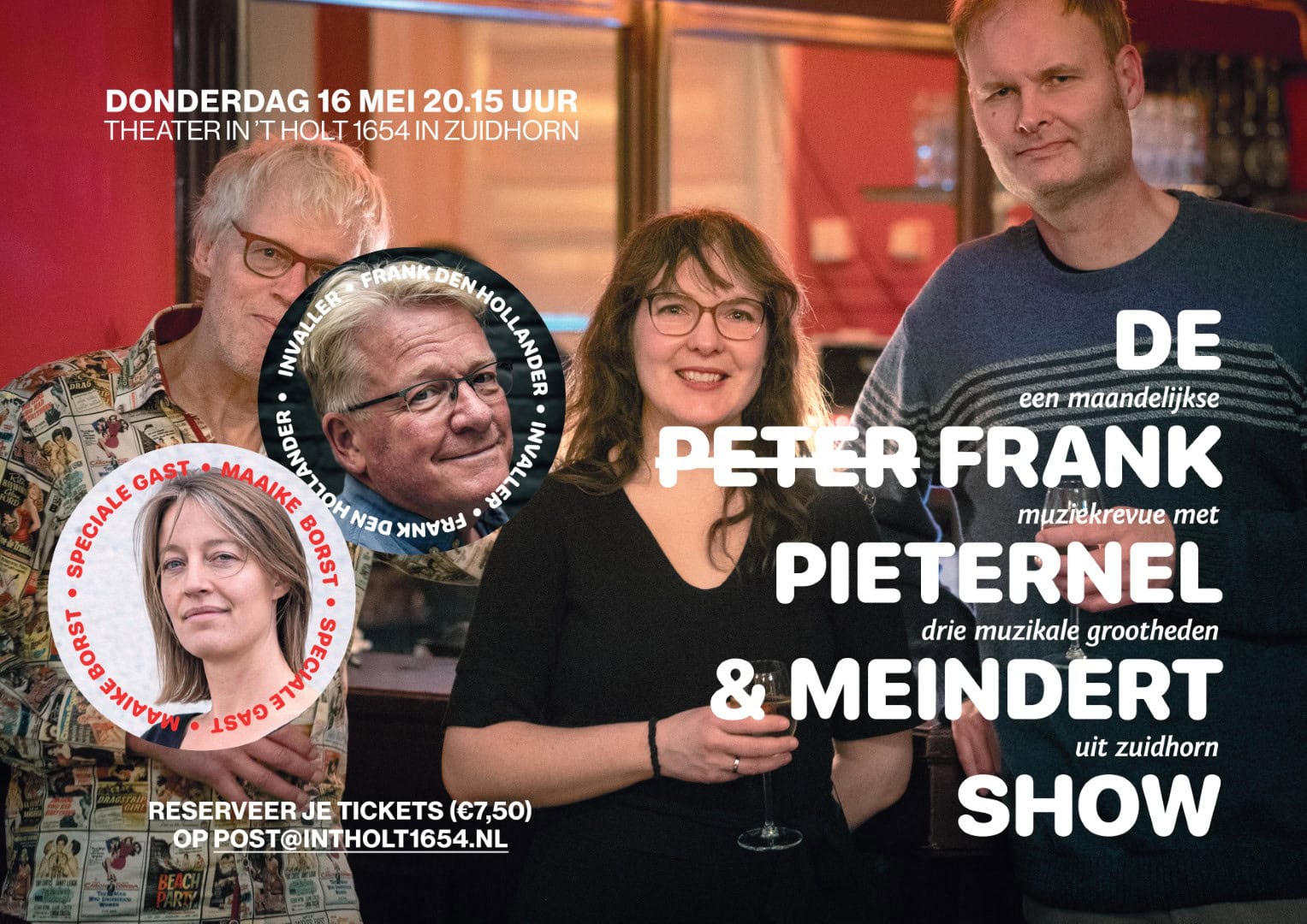 De (Peter) Frank, Pieternel en Meindert show met Maaike Borst | InfoLeek