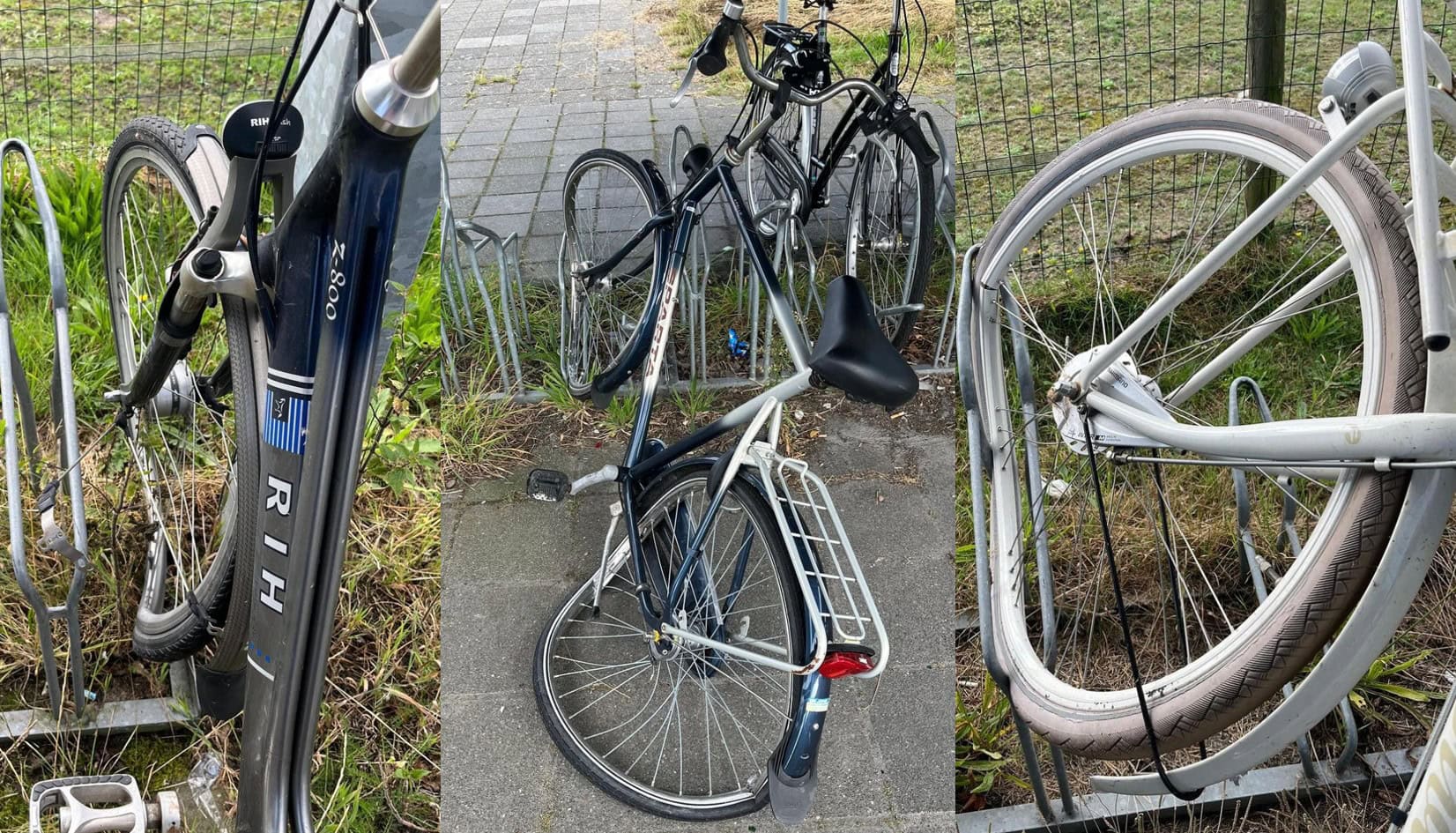 Fietsen vernield en in sloot gegooid bij bushalte langs de A7 | InfoLeek