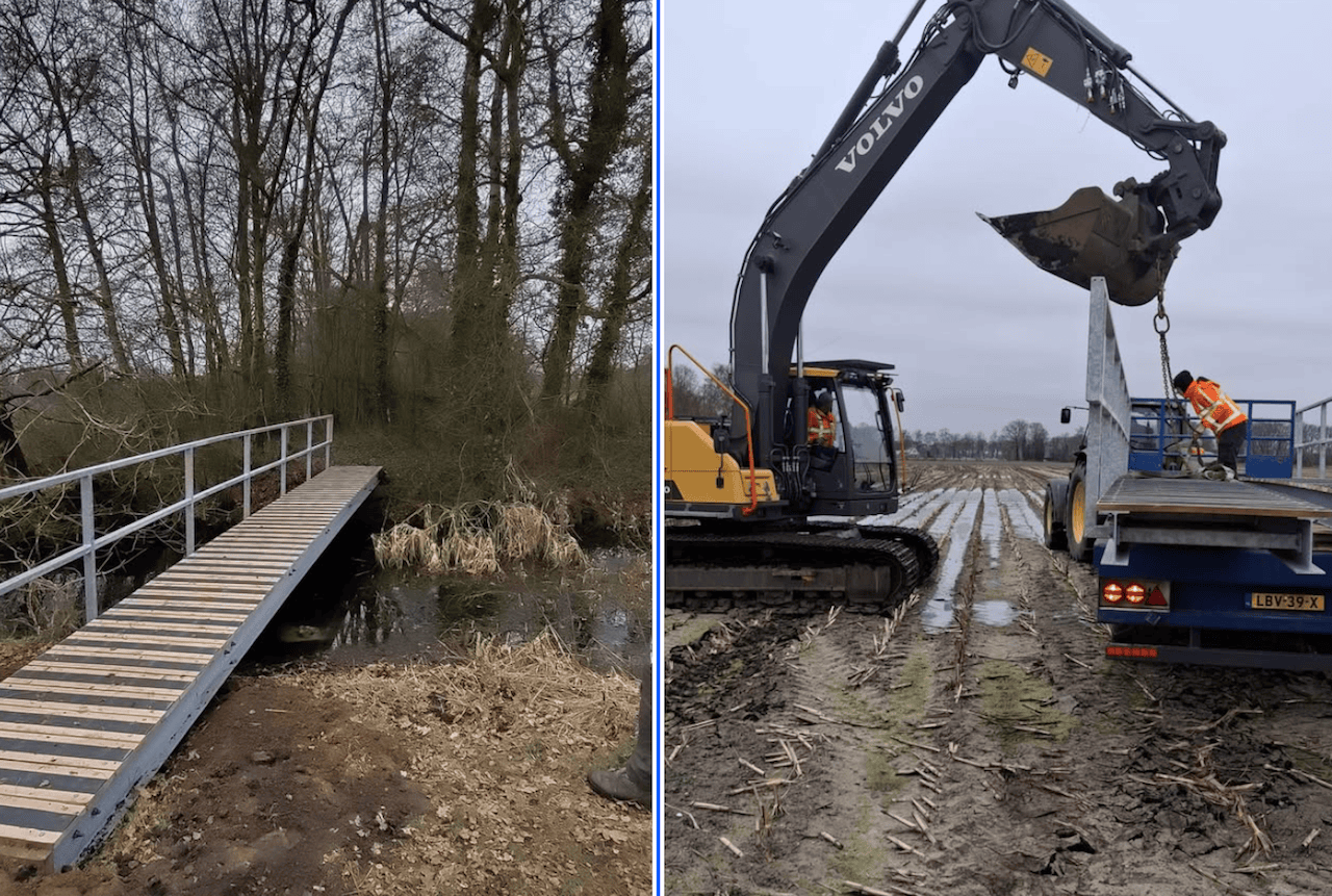 Wandelroute rond het Bolmeer in Zevenhuizen weer open na vervanging ...